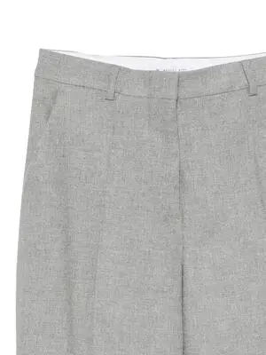 MANUEL RITZ Pressed-crease Tailored Trousers - Grey