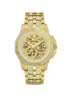 Bulova Octava 44mm Crystal-embellished Watch