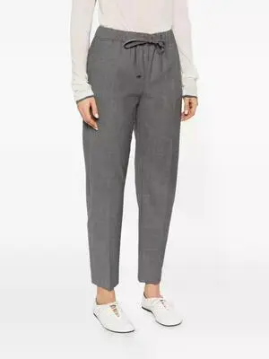 SEMICOUTURE Drawstring Straight-leg Trousers