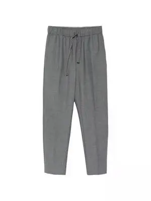 SEMICOUTURE Drawstring Straight-leg Trousers - Grey