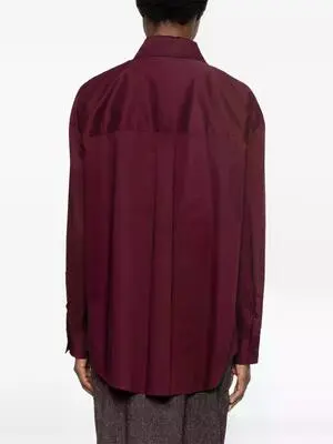 MANUEL RITZ Tie-detail Long-sleeve Shirt