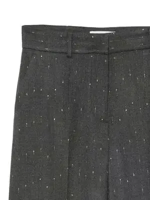 MANUEL RITZ Pinstripe Wide-leg Trousers