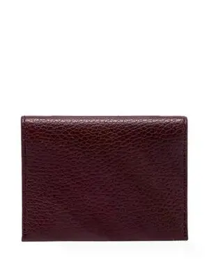 GIANNI CHIARINI Dollaro Grained Leather Wallet - Red