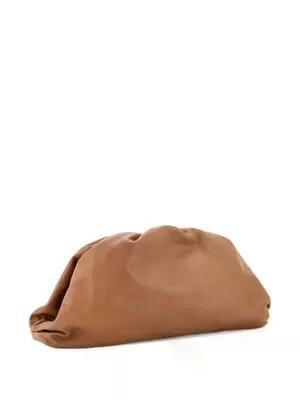 Bottega Veneta The Pouch Leather Teen Clutch Bag - Brown
