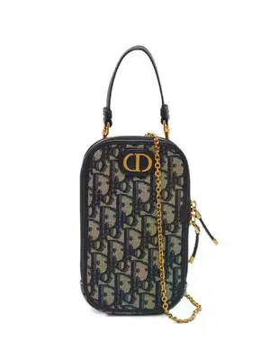 Dior 30 Montaigne Oblique Crossbody Bag - Blue