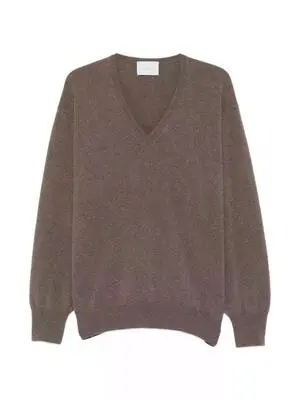 SSSTEIN V-neck Cashmere Sweater - Brown