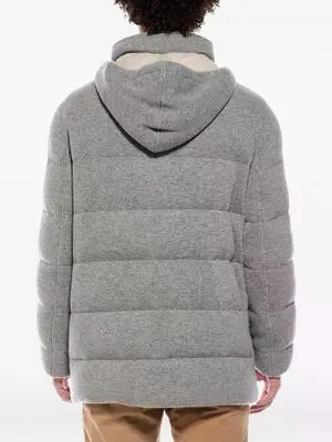 Brunello Cucinelli Ribbed-knit Padded Jacket