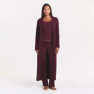 SKIMS Long Robe | Red | | Soft Lounge - Currant