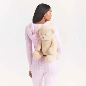 SKIMS Stuffed Bear Crossbody Bag | Light Neutral | Accessories - Buff