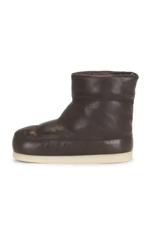 Miu Miu Nappa Padded Lifestyle Winter Boot - Caffe