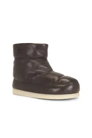 Miu Miu Nappa Padded Lifestyle Winter Boot