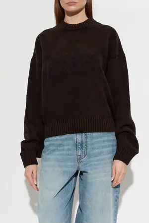 ROTATE BY BIRGER CHRISTENSEN Wool Sweater With Logo