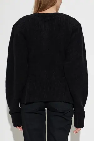 ROTATE BY BIRGER CHRISTENSEN Cardigan With Shoulder Pads