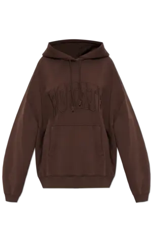ROTATE BY BIRGER CHRISTENSEN Logo Hoodie - Brown