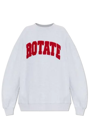 ROTATE BY BIRGER CHRISTENSEN Logo Sweatshirt - Grey
