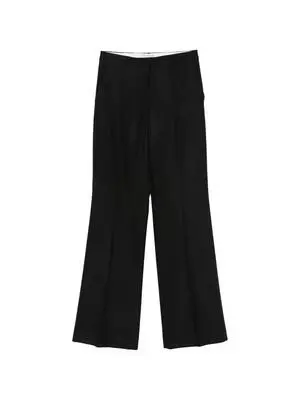 MANUEL RITZ Pressed-crease Tailored Trousers - Black