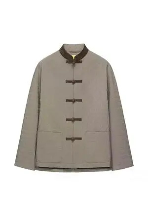 Shanghai Tang Tang Quilted Padded Jacket - Grey