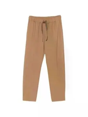 SEMICOUTURE Drawstring Straight-leg Trousers - Neutrals