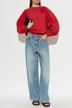 ROTATE BY BIRGER CHRISTENSEN Sweatshirt With Decorative Appliqu