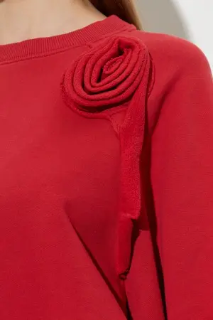 ROTATE BY BIRGER CHRISTENSEN Sweatshirt With Decorative Appliqu