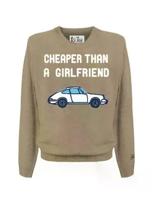 MC2 SAINT BARTH Heron Intarsia-knit Sweater - Neutrals