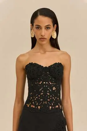 Cult Gaia Zaire Top - Black