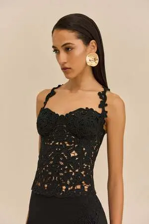 Cult Gaia Zaire Top - Black