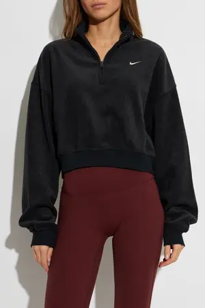 Nike Studio Fleece’ Cropped Sweatshirt