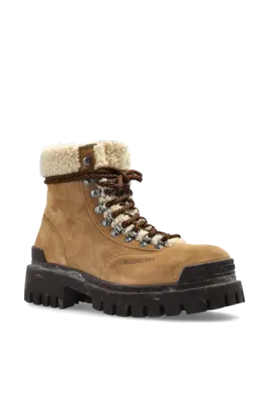 Balenciaga Vintage’-effect Suede Ankle Boots