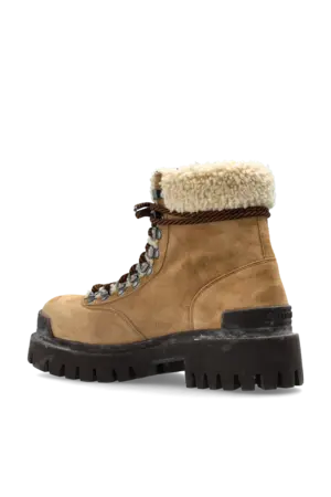 Balenciaga Vintage’-effect Suede Ankle Boots