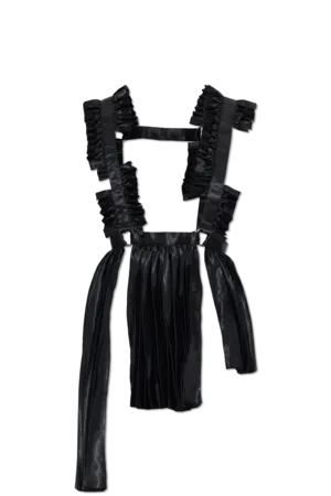 Comme Des Garçons Ruffled Dress - Black