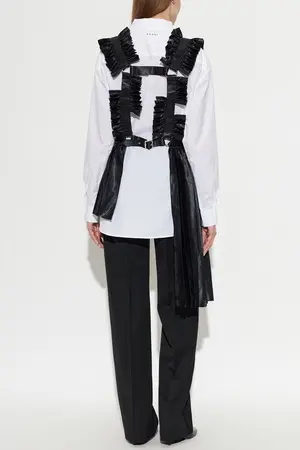 Comme Des Garçons Ruffled Dress