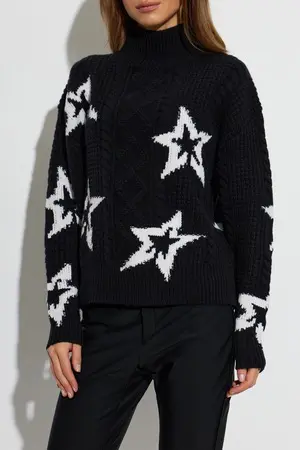 Perfect Moment Cable’ Turtleneck Sweater