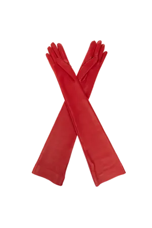 Balenciaga Long Leather Gloves