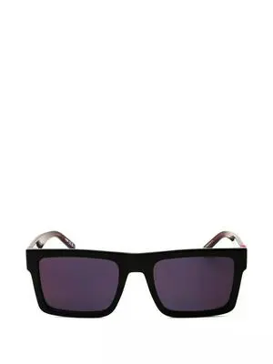 Hugo Rectangle-frame Sunglasses - Black