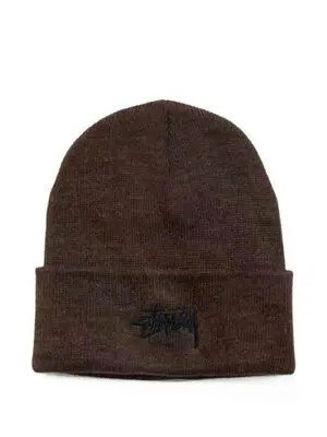 StÜssy Stock Cuff Beanie Hat - Brown