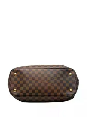 LOUIS VUITTON 2014 Damier Ebene Ascot Satchel