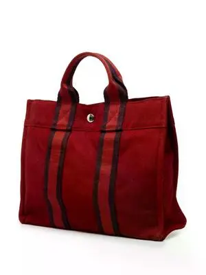 Hermès 1990-2010 Canvas Fourre Tout Pm Tote Bag
