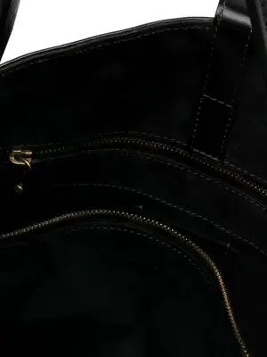 GIANNI CHIARINI Large Fiona Polished-leather Tote Bag - Black