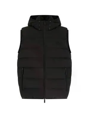 Moncler Arinella Hooded Down Gilet - Black