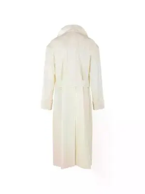 Issey Miyake Shell Belted Zip-up Coat