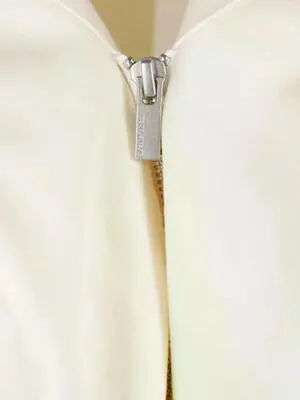 Issey Miyake Shell Belted Zip-up Coat