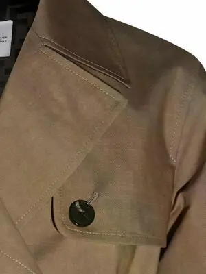 Fendi Mackintosh Fabric Trench Coat