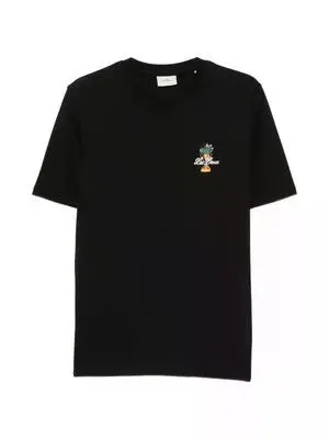 LES DEUX Graphic-print T-shirt - Black