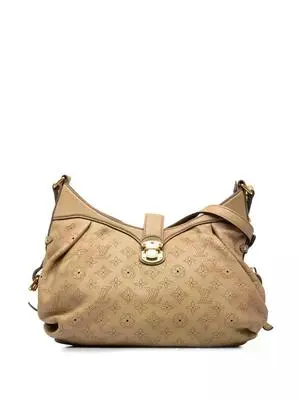 LOUIS VUITTON 2009 Monogram Mahina Xs Crossbody Bag - Neutrals
