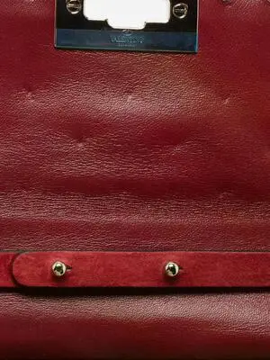 Valentino Garavani Rockstud Spike Quilted Chain Wallet