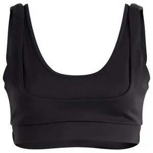 Nike X Skims Matte Double Strap Scoop Bra - Obsidian