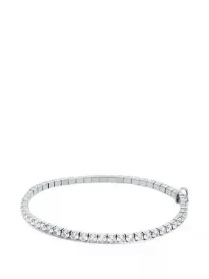 Michael Kors Pavé-stretch Tennis Bracelet - Silver
