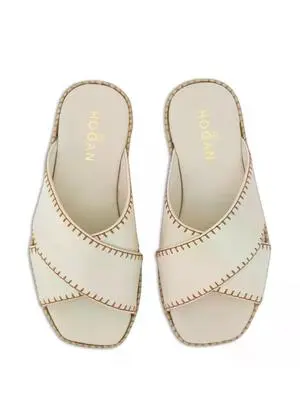 Hogan H660 Crossover Flat Sandals