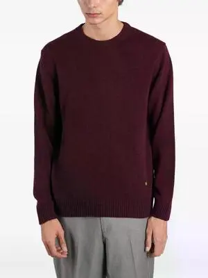 GREYED Ribbed-trim Sweater - Red